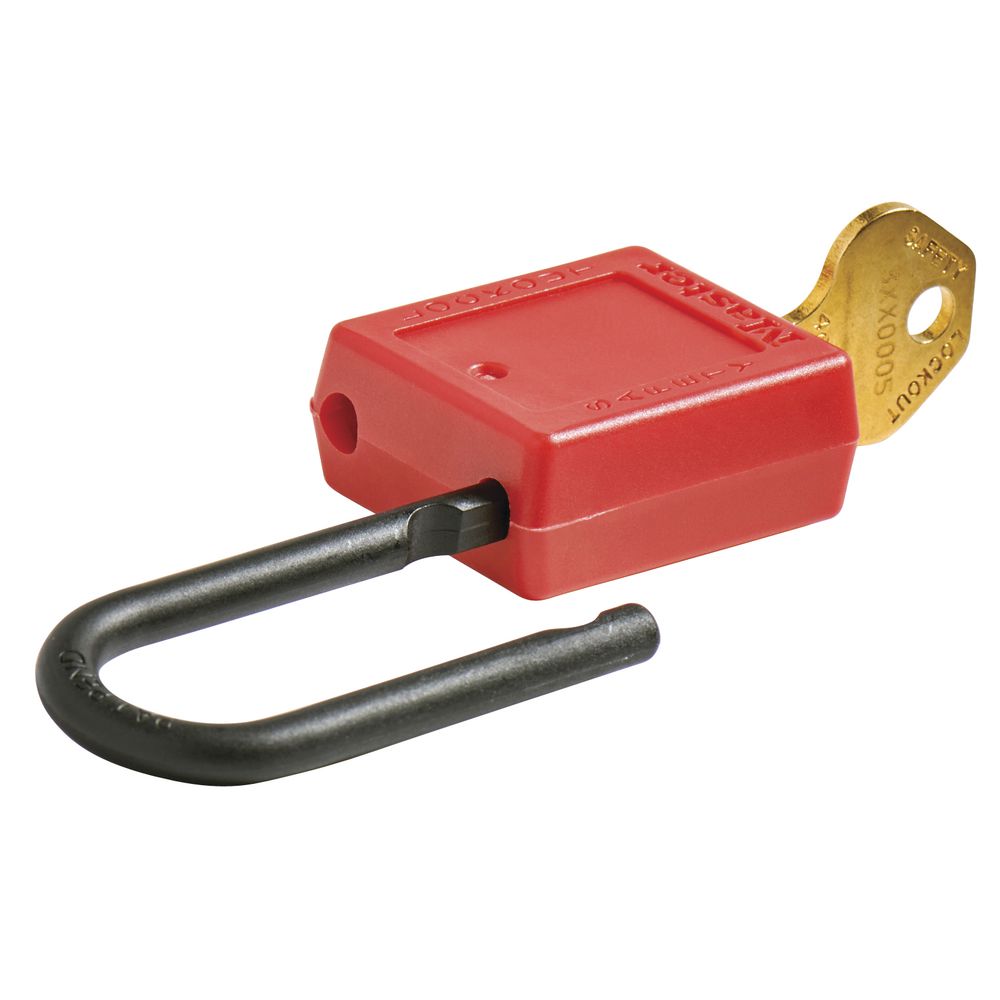 Master Lock® Padlock - 3 3/5"L x 1 4/5"W x 1 1/5"H