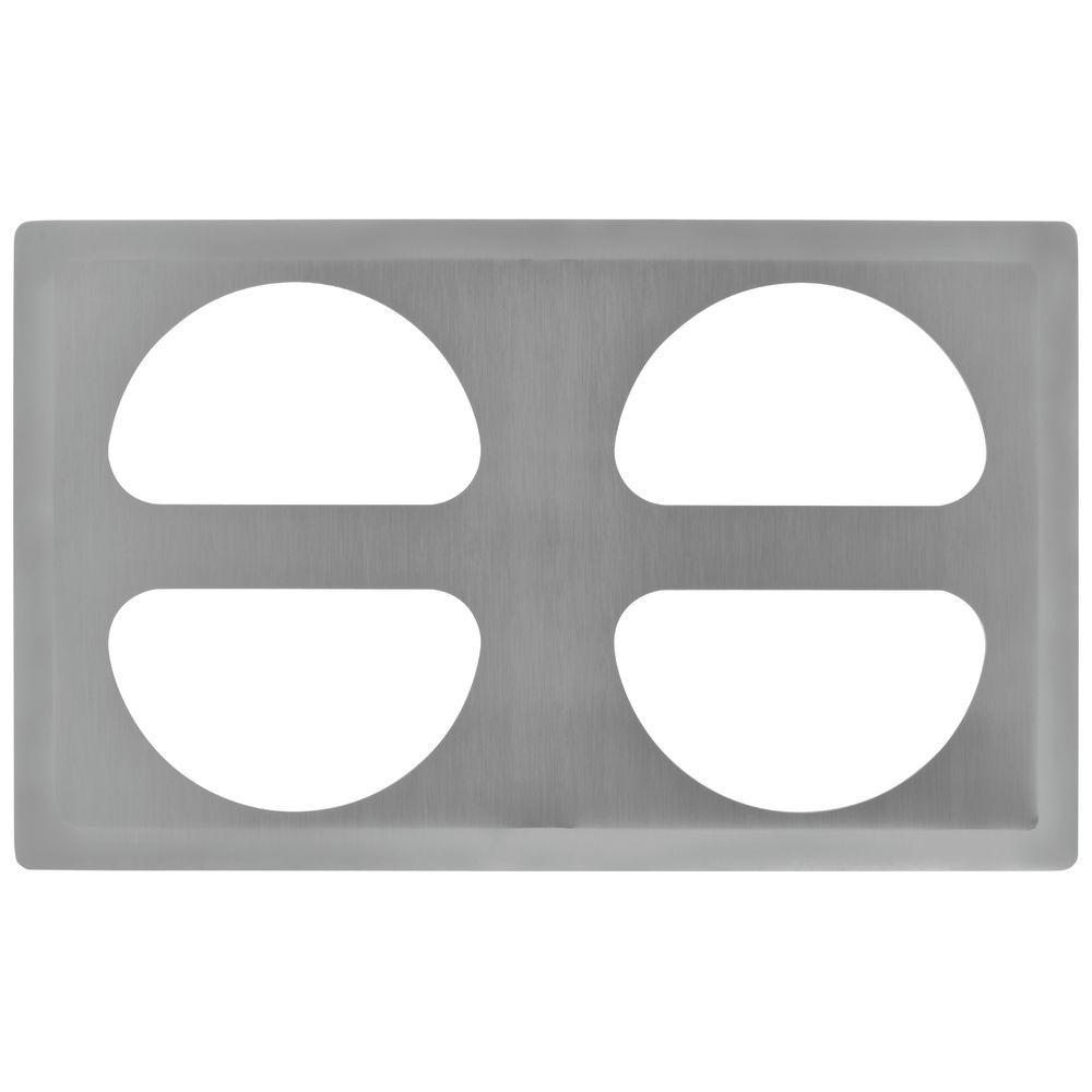 Vollrath Miramar® 1/2 Size Solid Stainless Steel Template - 21 1/8"L x ...