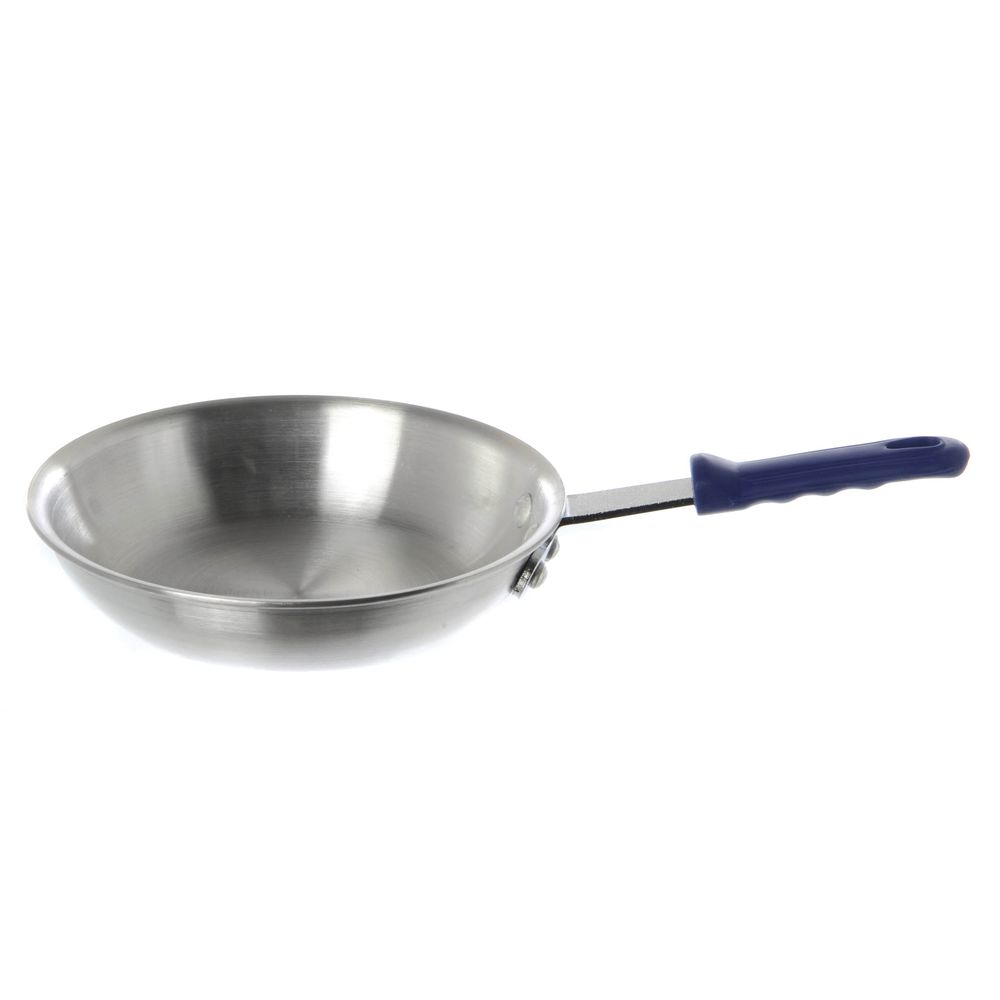 HUBERT® Aluminum Nonstick Fry Pan with Blue Silicone Sleeve - 12 3/5 ...