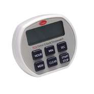 Cooper Atkins White Plastic Digital Clock / Timer / Stopwatch - 2 3/4"L ...