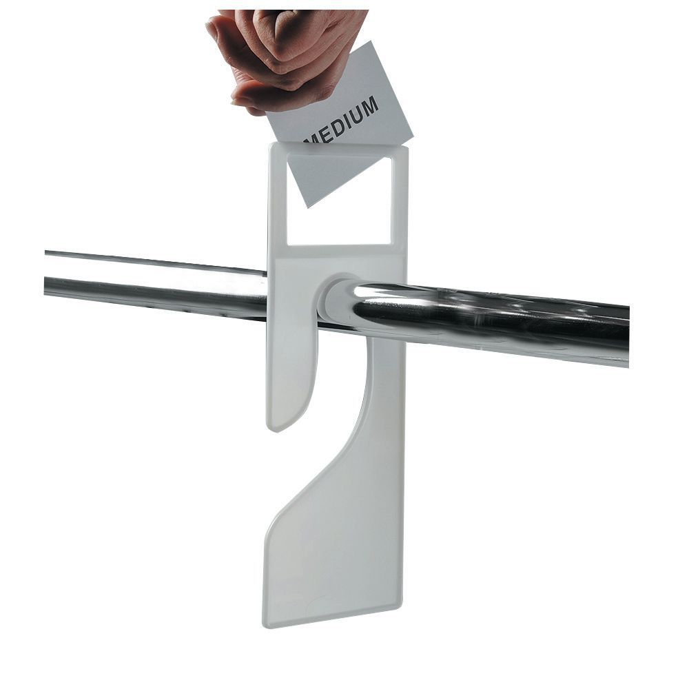 Clothing Rack Size Dividers With Insert Window Clothing Rack Size Dividers With Insert Window