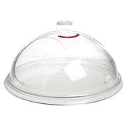 Cal-Mil Clear Acrylic Turn-N-Serve Sampling Dome Set - 15"Dia x 9"H
