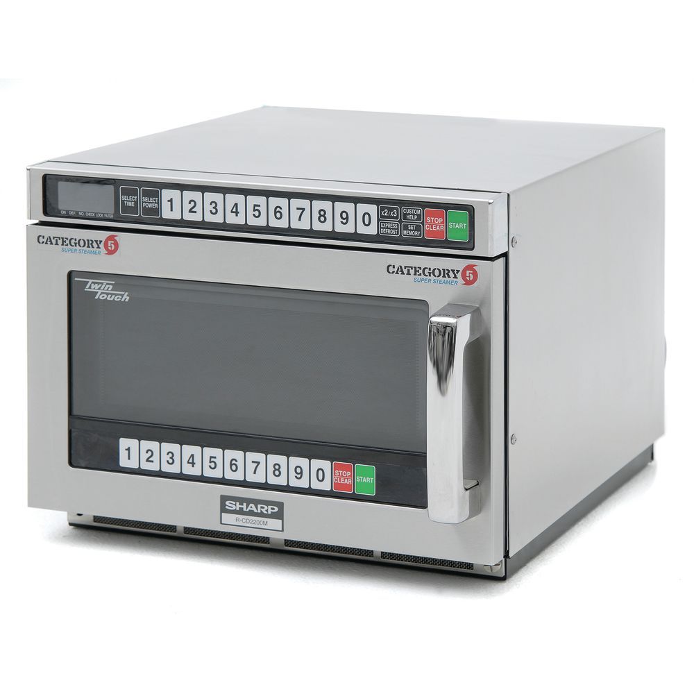 Sharp® R-CD1800M TwinTouch™ 1800 Watt Heavy-Duty Compact Commercial ...