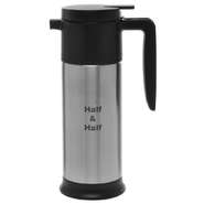 White Oval Beverage Magnetic Coffee Carafe Labels 6/Set - 2 3/4"L x 1"H