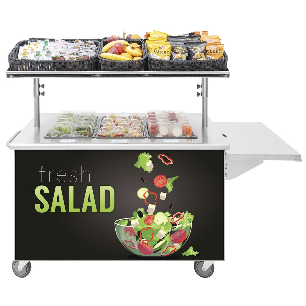 Kratos Single-Sided Fresh Salad Cart Kit