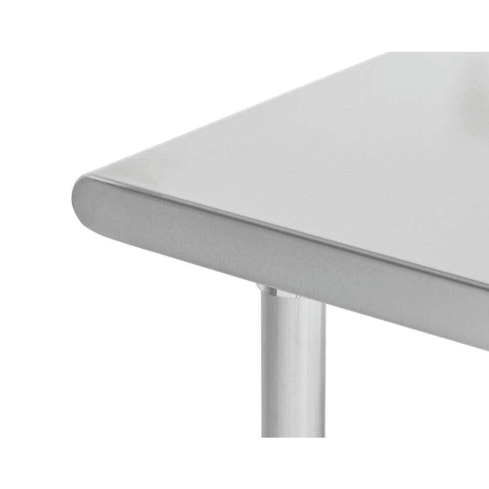 Kratos 16 Gauge, 304 Stainless Steel Worktable w/ Undershelf - 72"W x ...