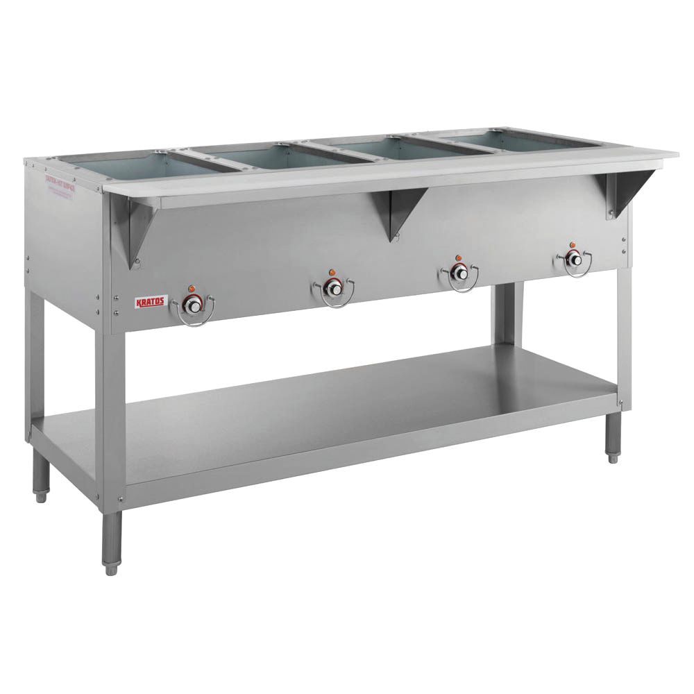 Kratos 28W-111 NSF Commercial 120V Electric Steam Table, Stationary, 57 ...