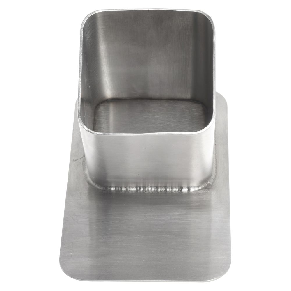 Expressly HUBERT® Stainless Steel Closed Bottom Tong Holder - 3 3/10"W ...