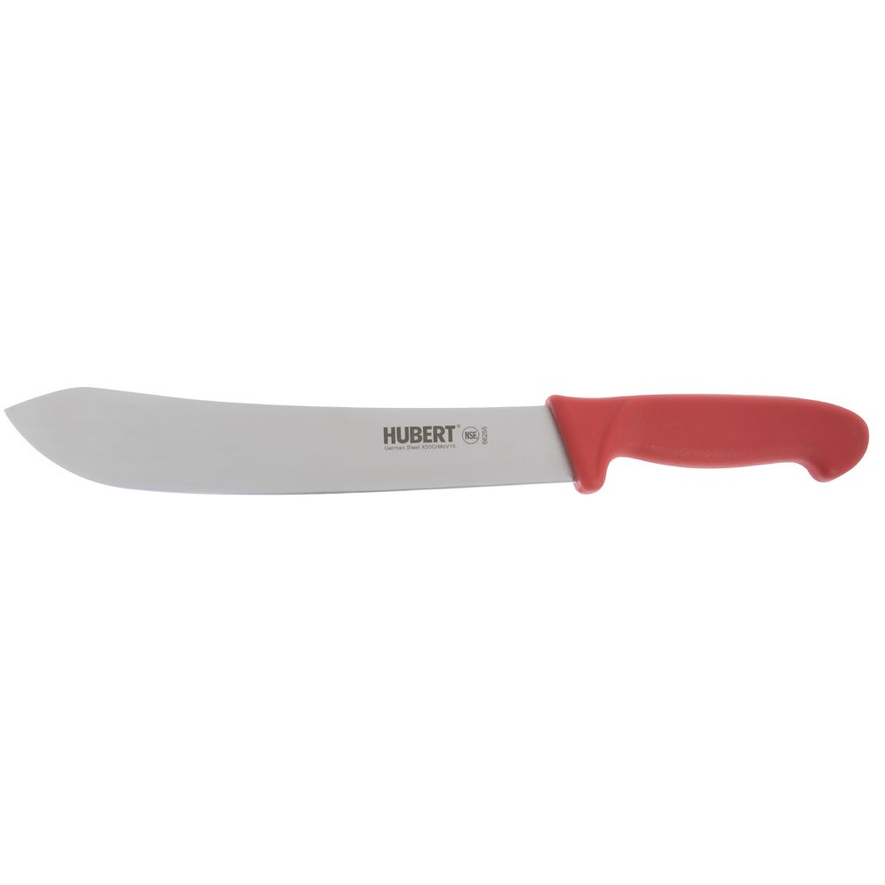 HUBERT® Stainless Steel Curved Cimeter Knife with Black Polypropylene ...