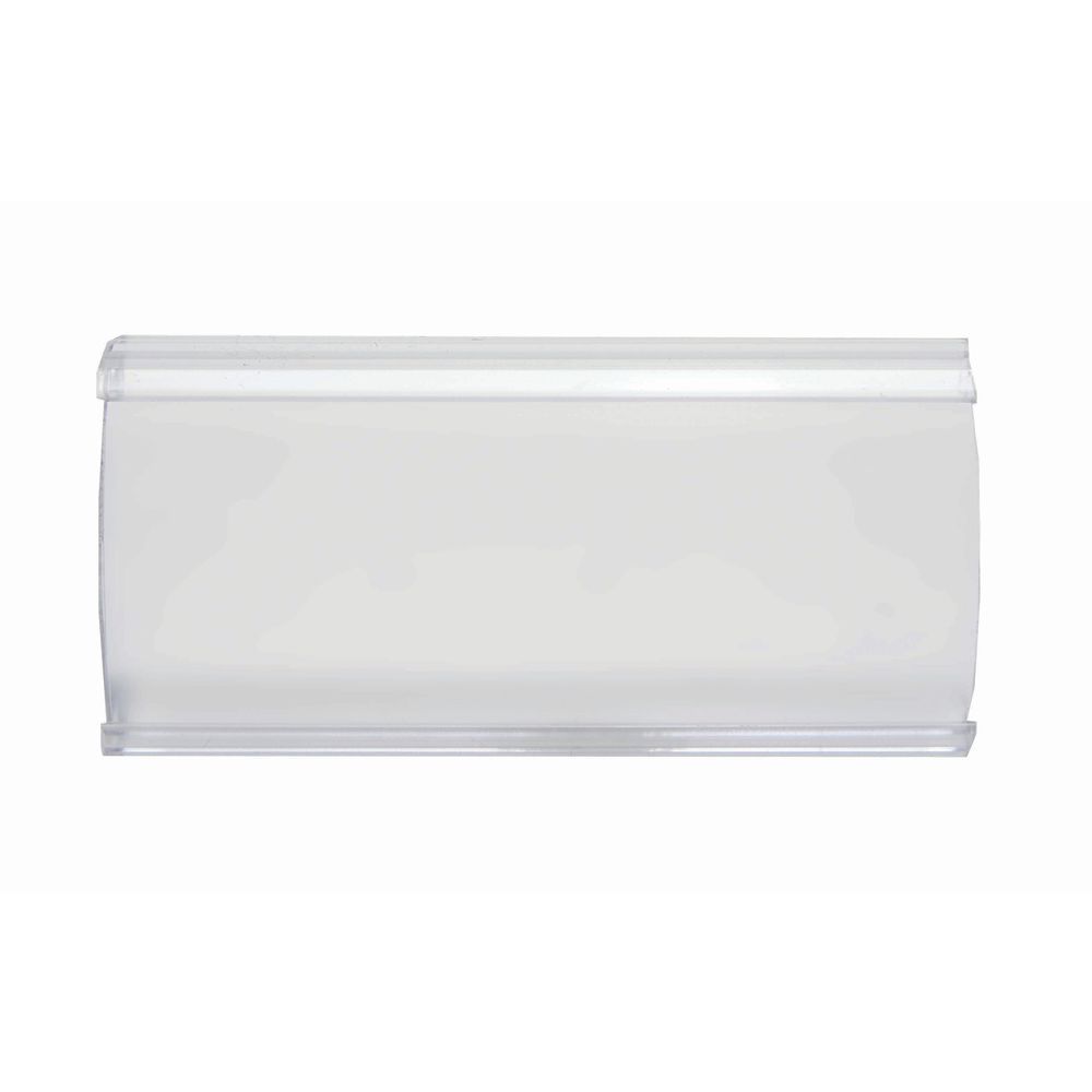 ClearVision™ Clear Plastic Covered Face Wire Shelf Label Holder - 3"L x ...