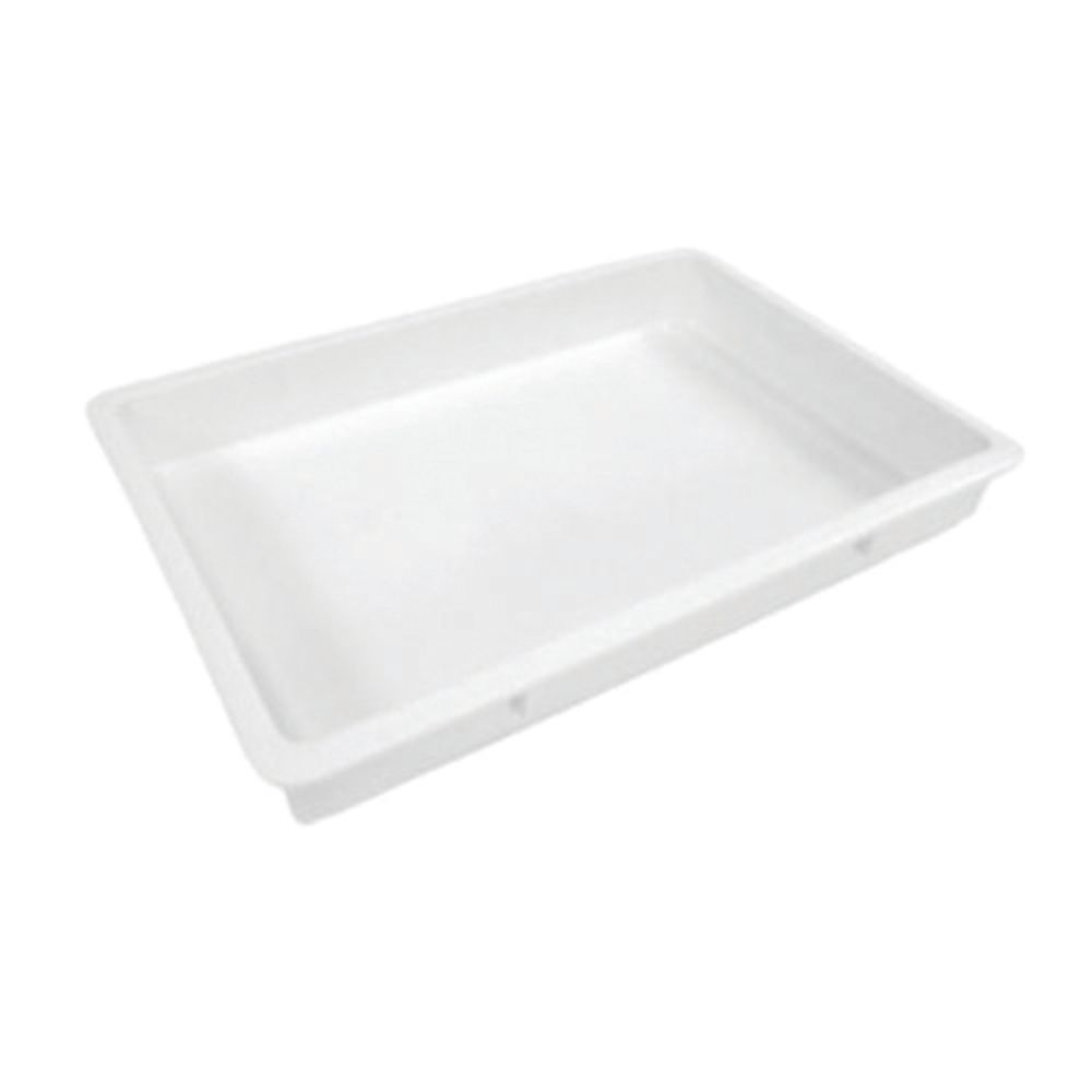 CenPro White Heavy-Duty Polypropylene Pizza Dough Box - 18"L x 26"W