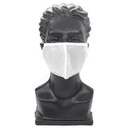 Mercer White Polyester Anatomical Face Mask