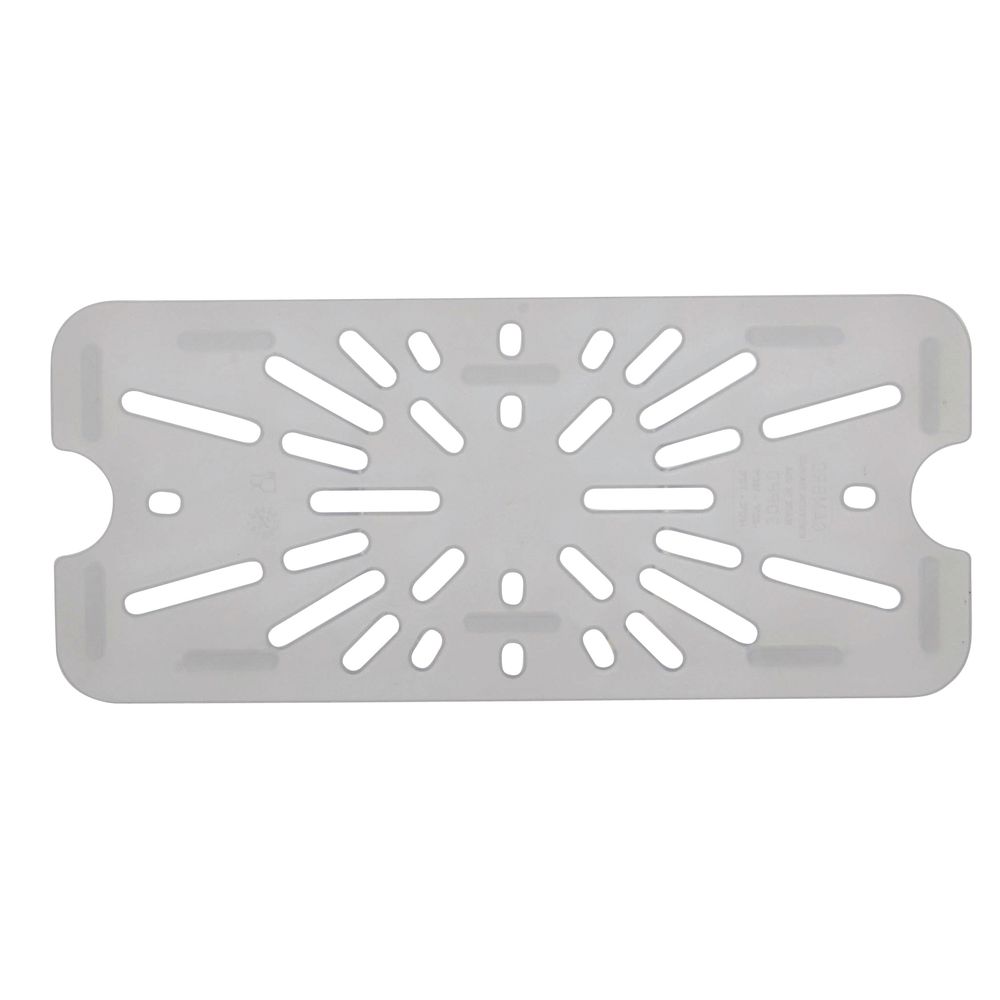 Cambro Translucent Polypropylene 1/3 Size Drain Shelf for Food Pan