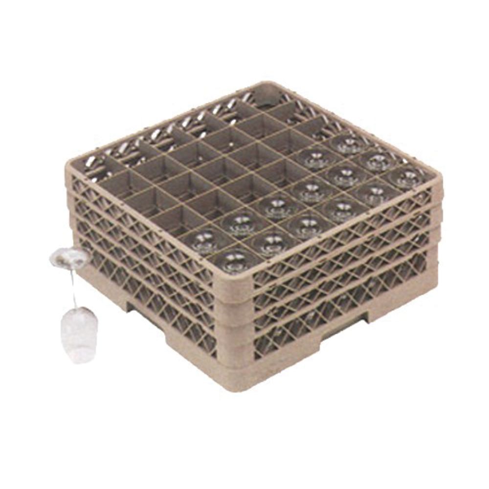 Vollrath TR7CC Traex 36-Compartment Glass Rack with Two Extenders