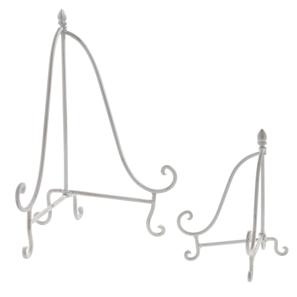 Antique White Folding Tabletop Display Easel, 8 1/2"