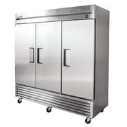 True T-72-HC 72 cu ft 3 Door Reach-In Swing Door Refrigerator - 78 1/8 ...