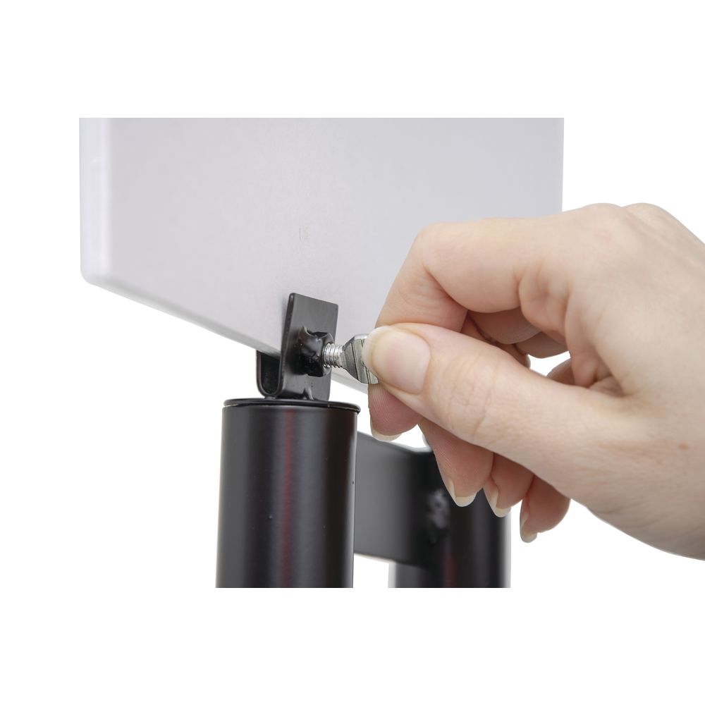 16 Pocket Double-Sided Hat Rack, Black