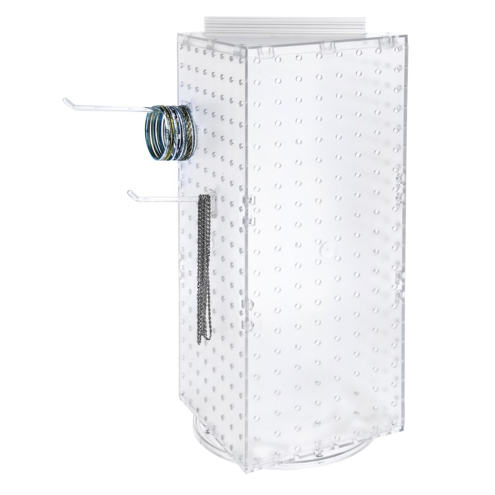 Revolving 4-Sided Countertop Pegboard Display