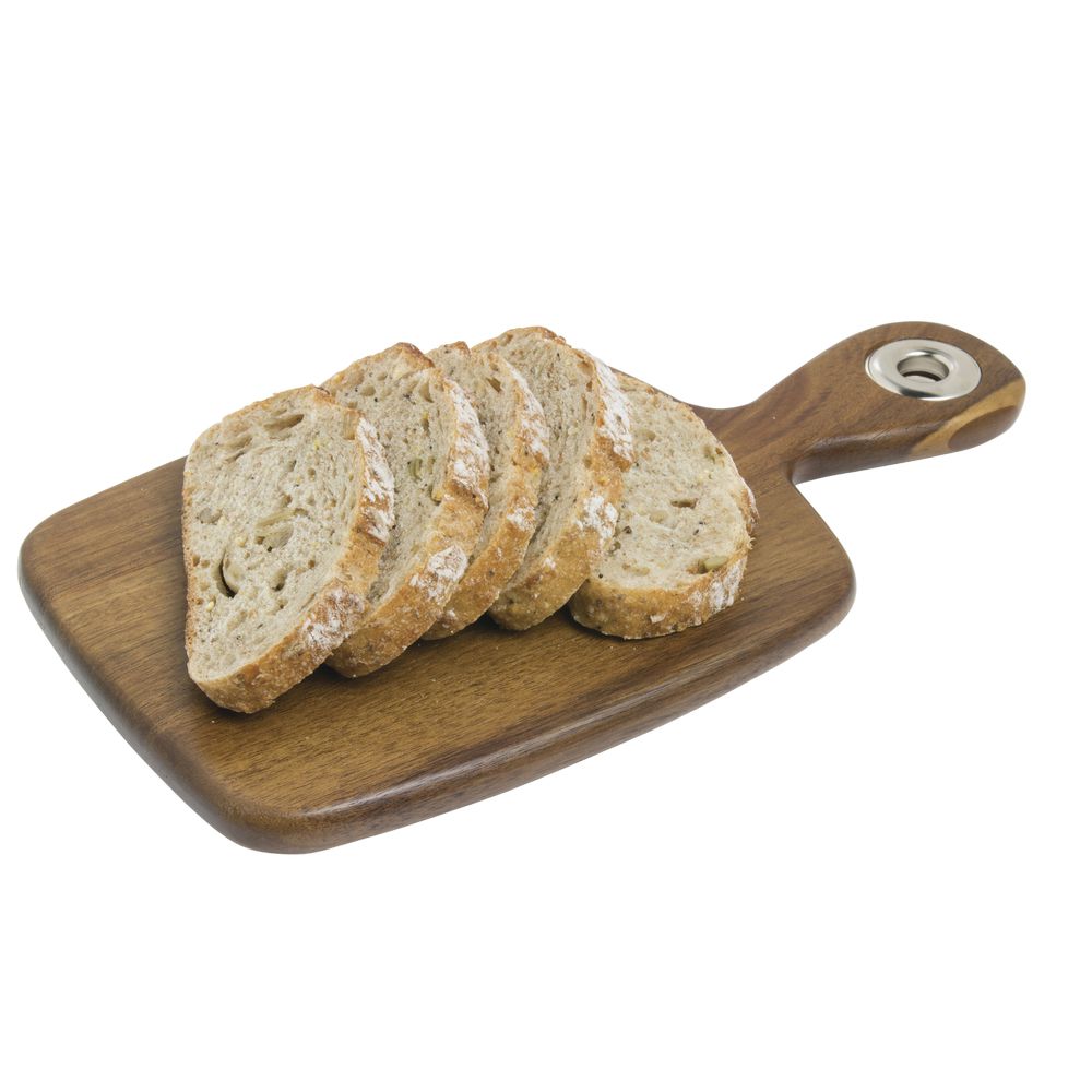 TableCraft® Acacia Collection Single Handle Bread Board With Brushed ...