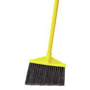 Rubbermaid Yellow Angled Broom With Black Synthetic Mono-Filament ...