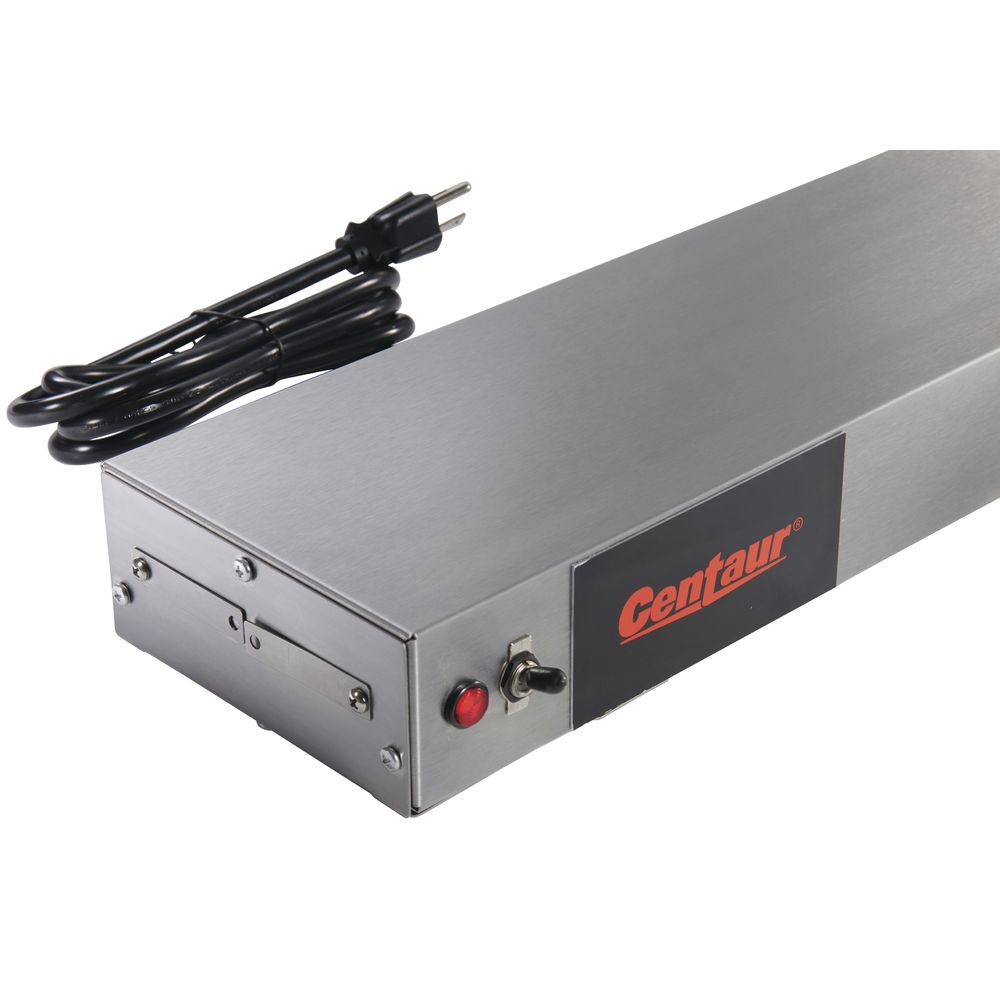 Centaur CENSH-24120 Electric Strip Heater w/ 6' Cord - 24"W x 6"D x 8 1/5"H