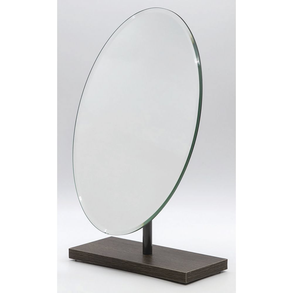 Bronzed Oak Collection Countertop Mirror - 8"W x 12"H