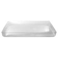 Expressly HUBERT® Clear Plastic Liner - 29 1/4"L x 14 1/2"W x 3"H