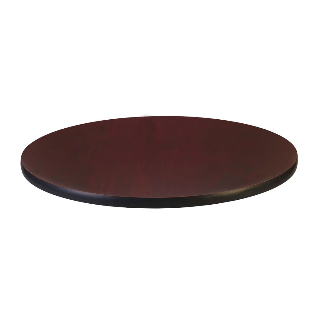 CenPro 32Q-015 Reversible Laminated Tabletop, Round, Black/Cherry - 24 ...