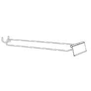 Trion Scanning Wire Peg Hooks with Flip-Up Label - 11"L