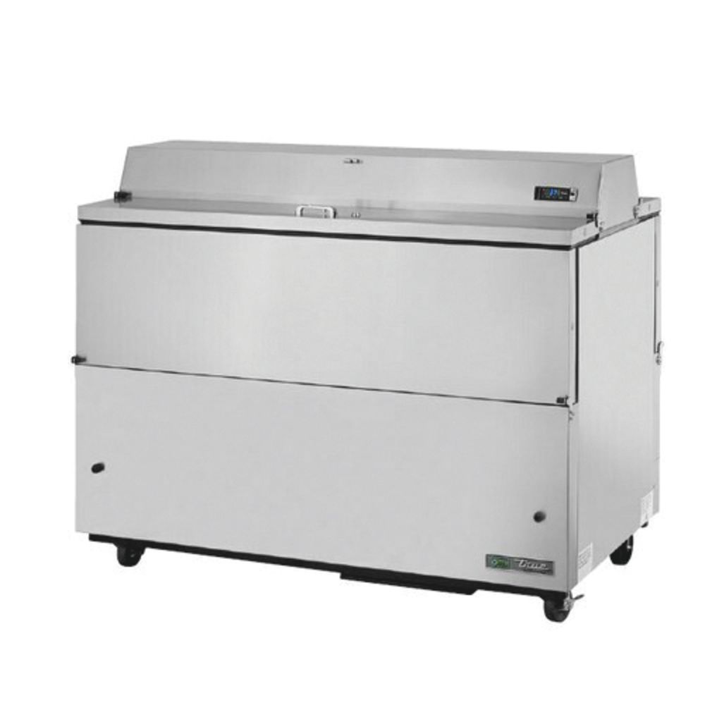True TMC-58-DS-SS Dual-Access Forced Air Milk Cooler, 24.5 cu. ft.