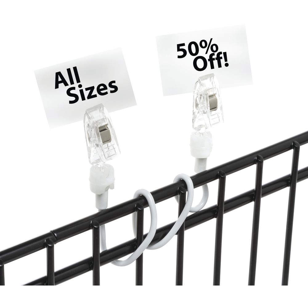 Double sided Wire Sign Cllip, 12 1/2"L