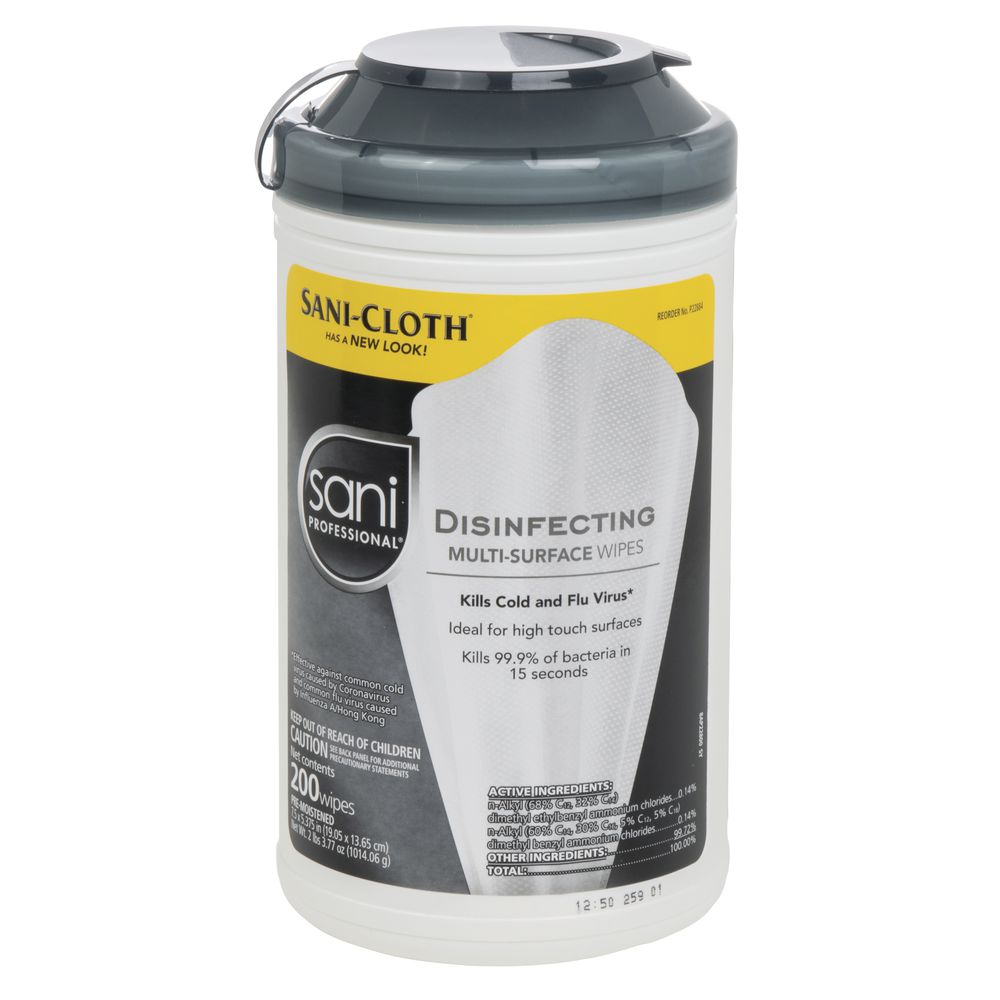 Floorstand With Sign Holder For Sani-Cloth® And Sani-Hands® Wipes