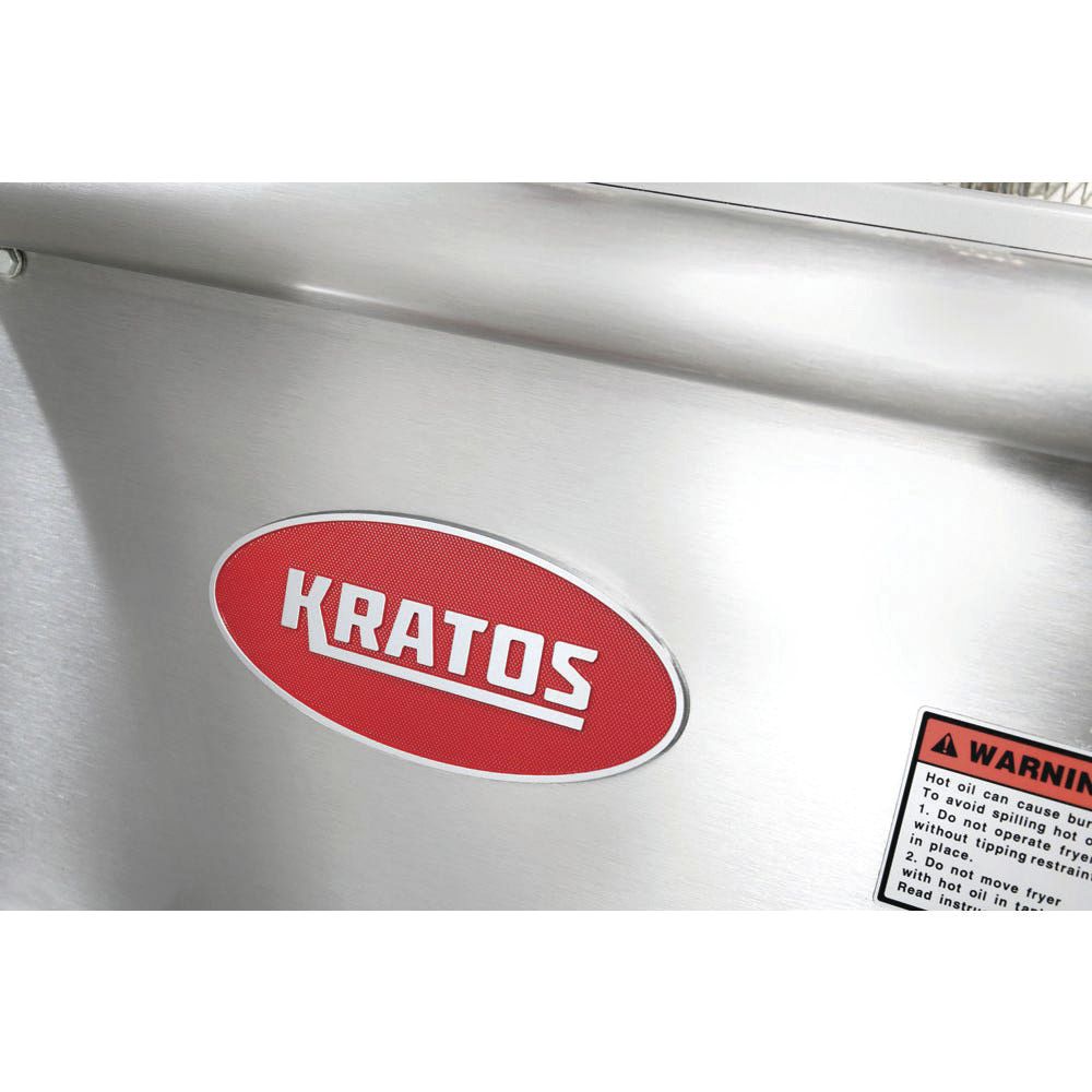 Kratos 29Y-010 Gas Floor Fryer, 3-Burners - 15 1/2"L x 30 1/2"W x 45 1/2"H