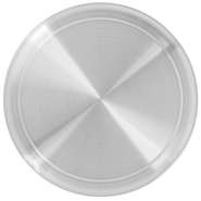 HUBERT® Round Aluminum Wide Rim Pizza Pan - 12"Dia