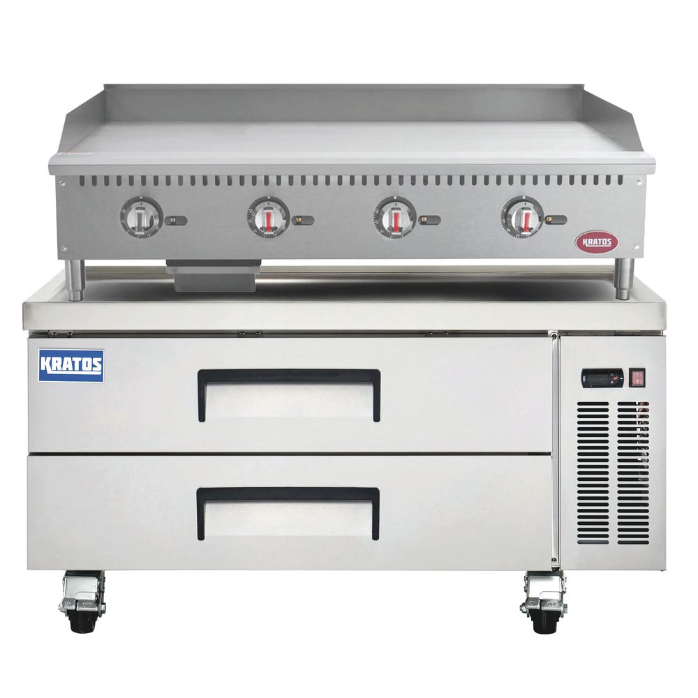 Kratos 29Y-004 24" Gas Countertop Griddle with Manual Controls, 2 ...