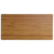 Elite Rectangular Bamboo Faux Wood Melamine Platter -20"L x 10"W x 1/2"H