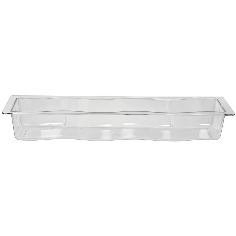 Carlisle® Half Long Modular Pan Straight Edge 3"D Clear