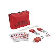 Brady® Lock Plug Kit w/Pouch - 5"L x 7"W x 2"H