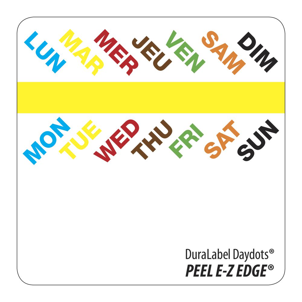 LABEL, DURALABEL DOW 2X2 (300/RL)