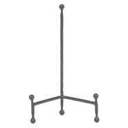 Modern Black Metal Easel, 12"H