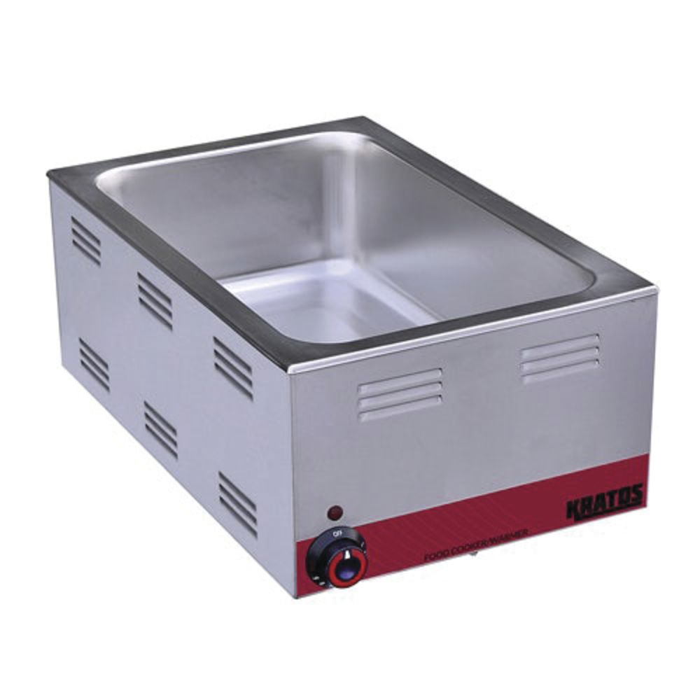 Kratos 28W-169 12"x20" Full-Size Countertop Food Warmer/Cooker, 120V, 1500W