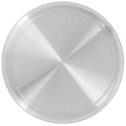 HUBERT® Round Aluminum Wide Rim Pizza Pan - 14"Dia