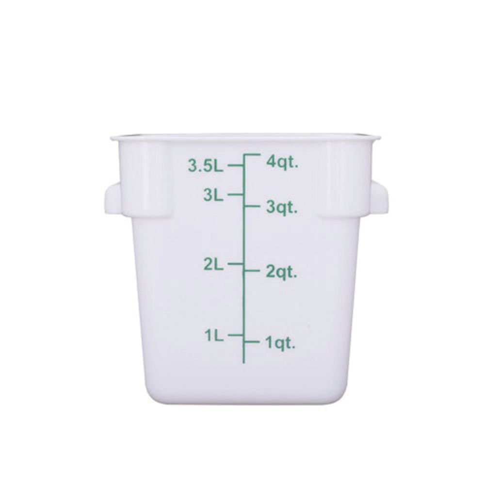 CenPro 29A-045 4 Qt Square White Food Storage Container