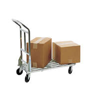 Channel Manufacturing Steel 4 Wheeled Folding Platform Cart - 37"L x 18 ...