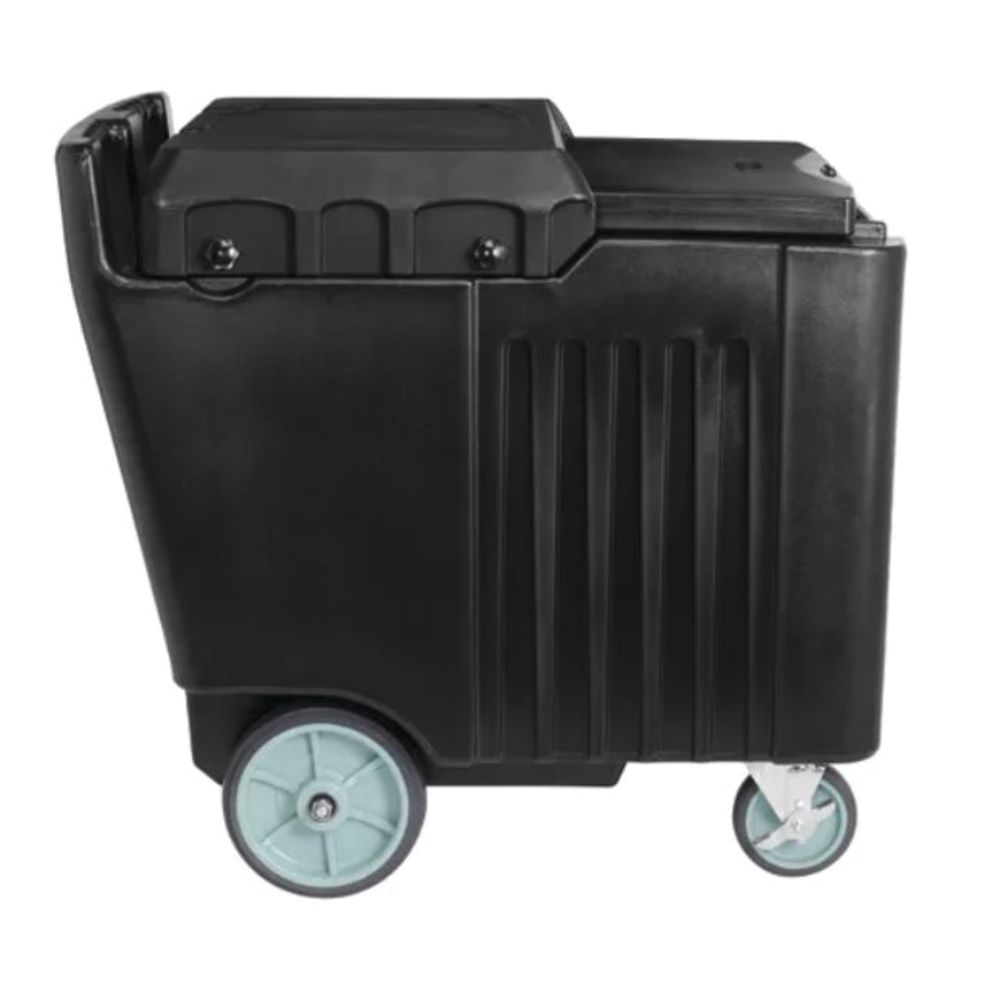 Kratos 125 lb. Mobile Ice Bin, Black - 32"L x 23"D x 29"H