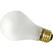 Frosted Glass 75 Watt Shatter-Resistant Incandescent Light Bulb
