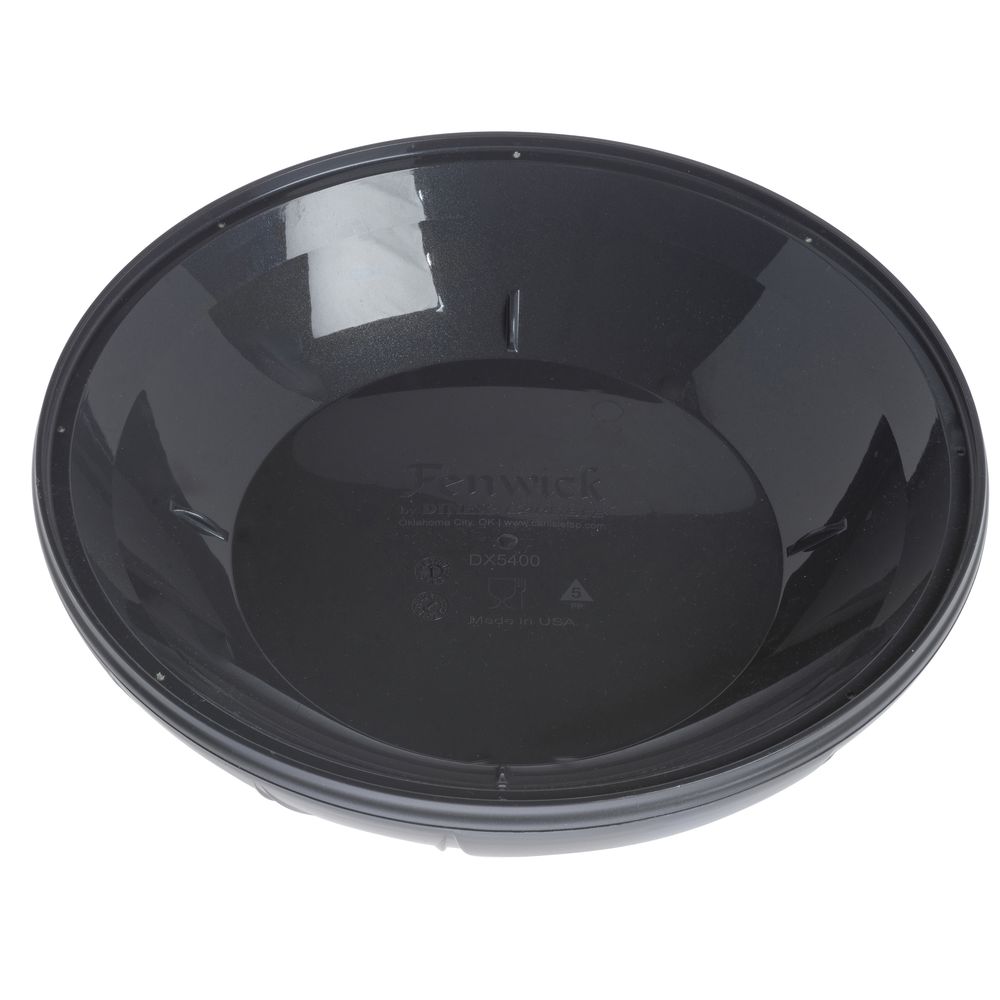 DINEX Fenwick Insulated Ware Graphite Grey Plastic Dome -10"Dia x 2 7/8"H