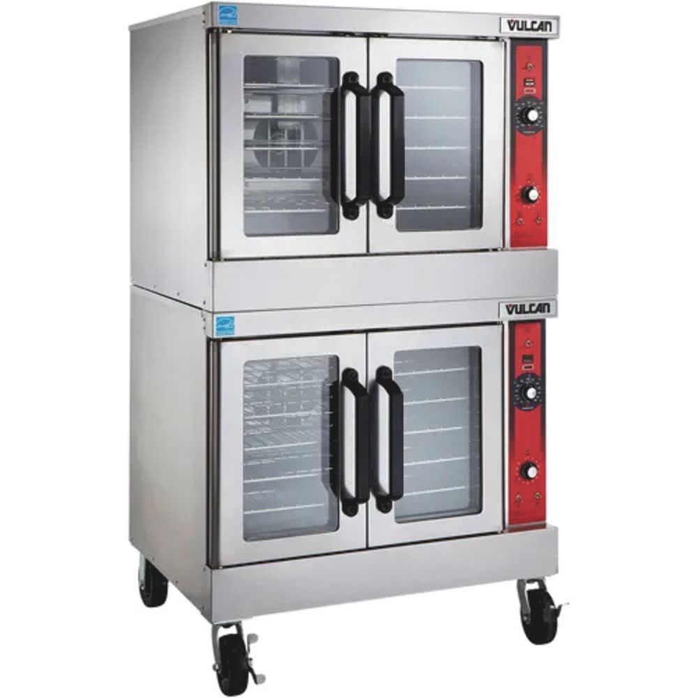Vulcan VC44GD Double-Deck Gas Convection Oven with Legs, Natural Gas