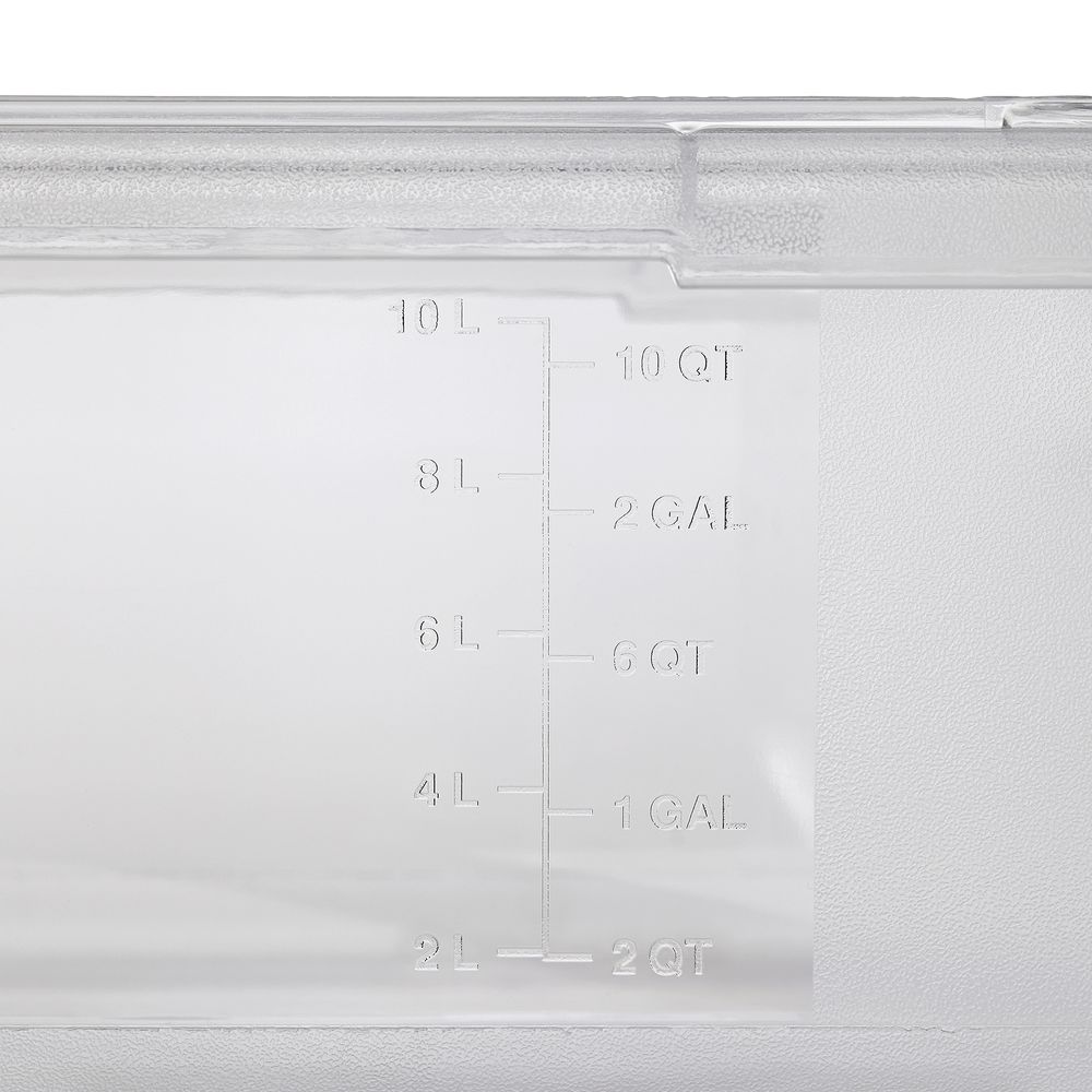 HUBERT® Clear Polycarbonate Food Box - 18"L x 12"W x 6"D