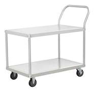 HUBERT®Two-Shelf Stainless Steel Produce Cart - 20"W x 42"D x 41"H